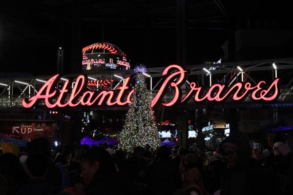 The Braves, Santa light Battery Christmas tree | News | mdjonline.com