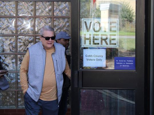 Second Day Of Early Voting Continues In Cobb Elections