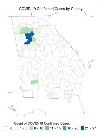 Coronavirus county map | | mdjonline.com