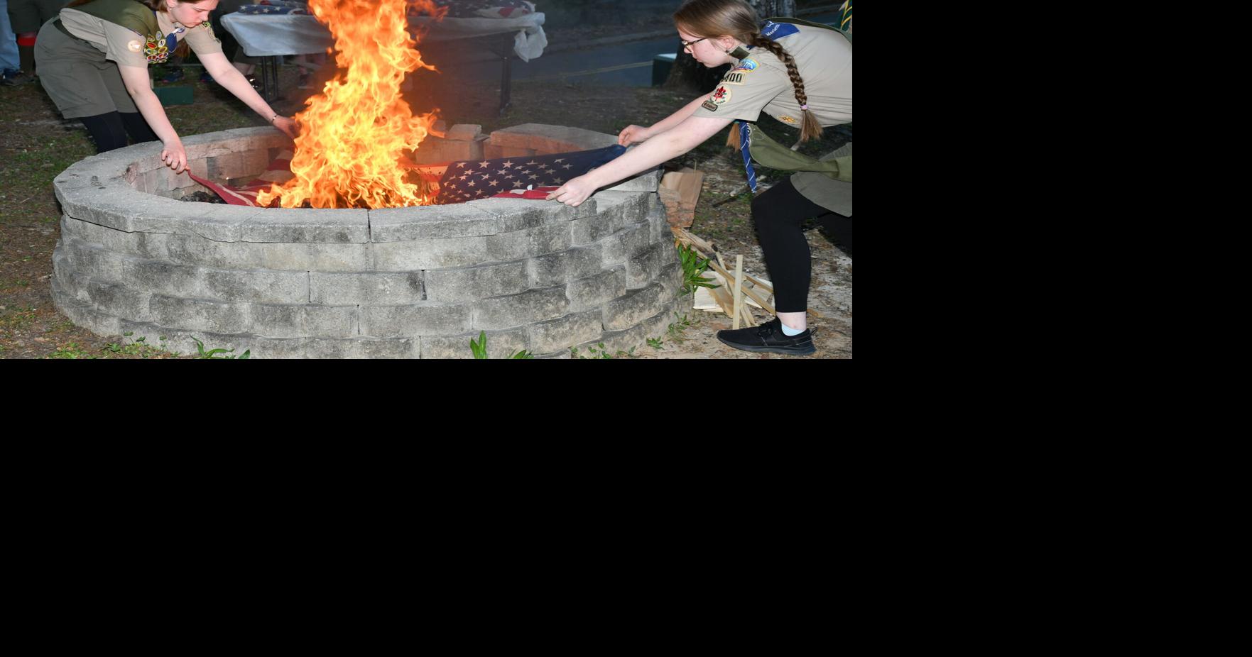 Fielding Lewis Chapter, DAR, co-sponsor Flag Retirement Ceremony ...
