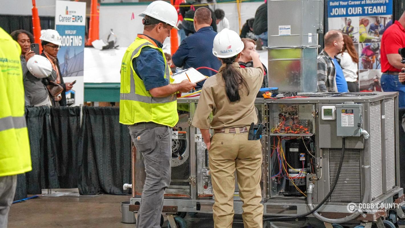 History Made: Cobb student becomes first female to win Georgia HVAC ...