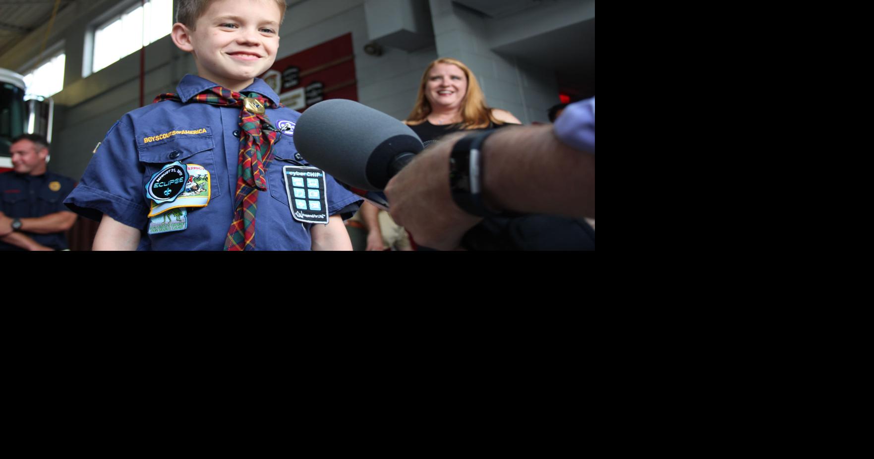 Local Cub Scout honored by Scouts, fire department for saving mom’s ...