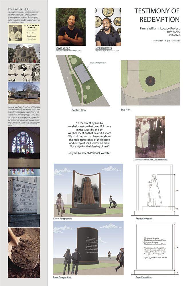 Smyrna unveils four finalists' designs for Fanny Williams memorial ...