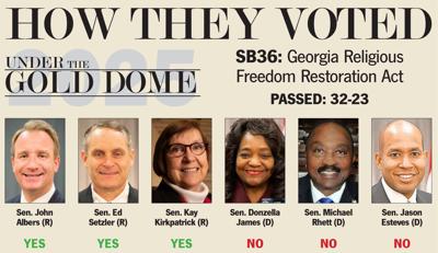 Georgia Senate Republicans pass religious freedom law, raising concerns ...