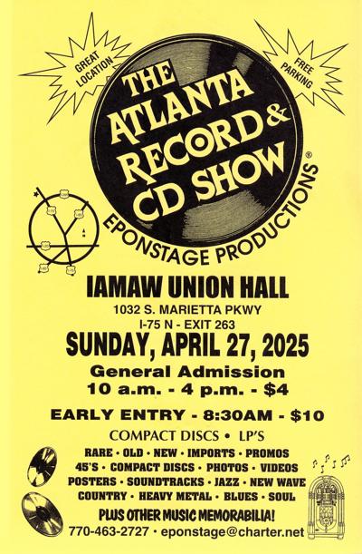 THE ATLANTA RECORD & CD SHOW | Press Release Portal | mdjonline.com