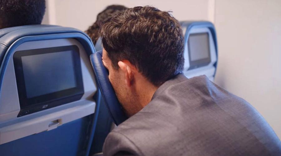 Would you use this quirky airplane headrest? | Plus | mdjonline.com