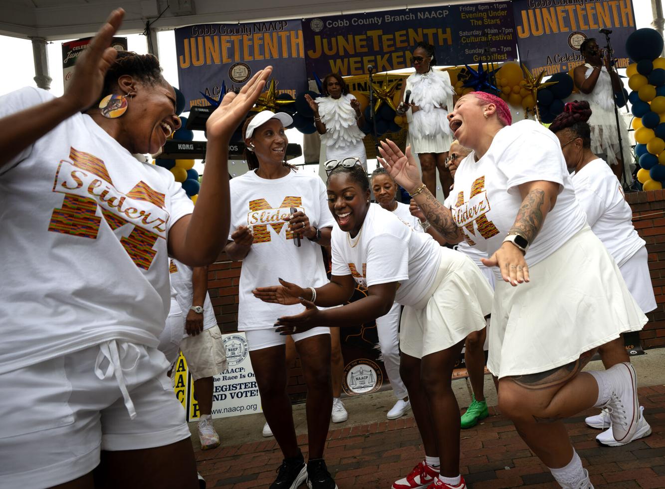 PHOTOS: Cobb NAACP celebrates Juneteenth on Marietta Square | Local ...
