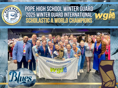 Pope High School Winter Guard Named 2025 WGI Scholastic A World ...