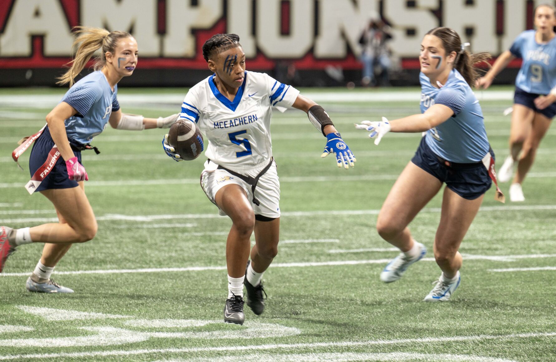 PHOTOS: McEachern-Pope flag football state championship | Cobb Football ...
