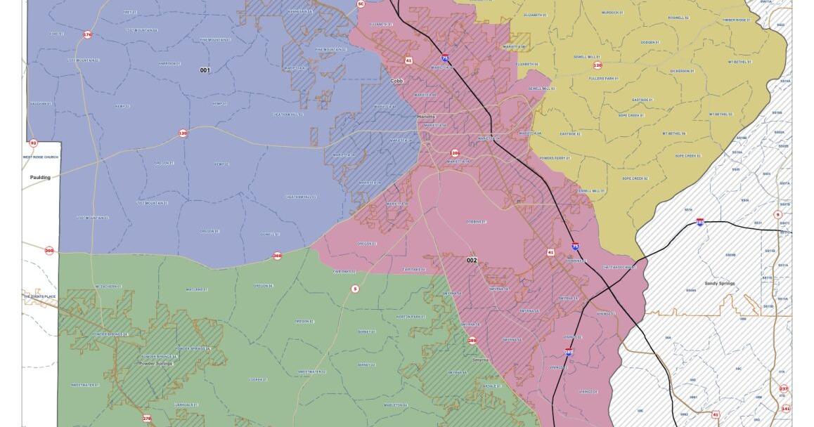 UPDATE: GOP files Cobb commission map drawing Richardson, Birrell into ...
