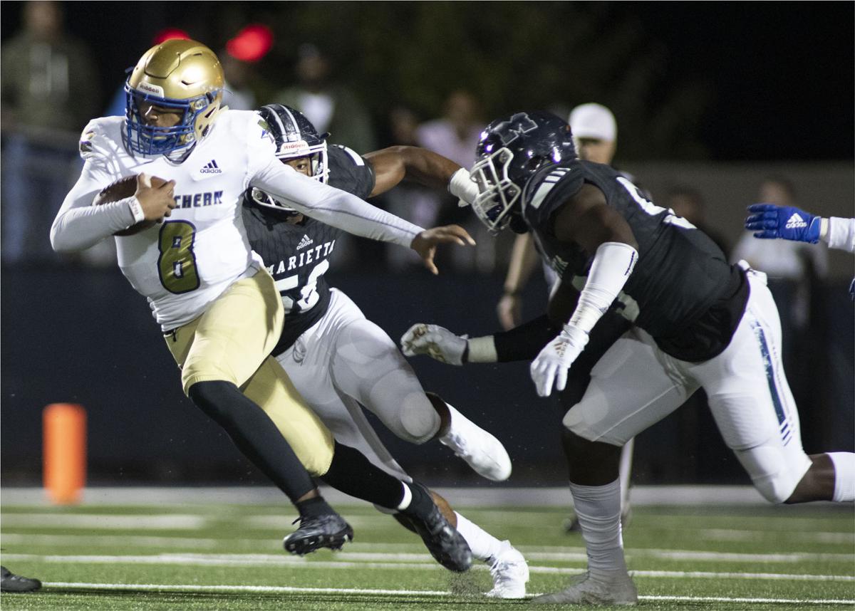 McEachern makes late push to beat Marietta at Northcutt | Cobb Football ...