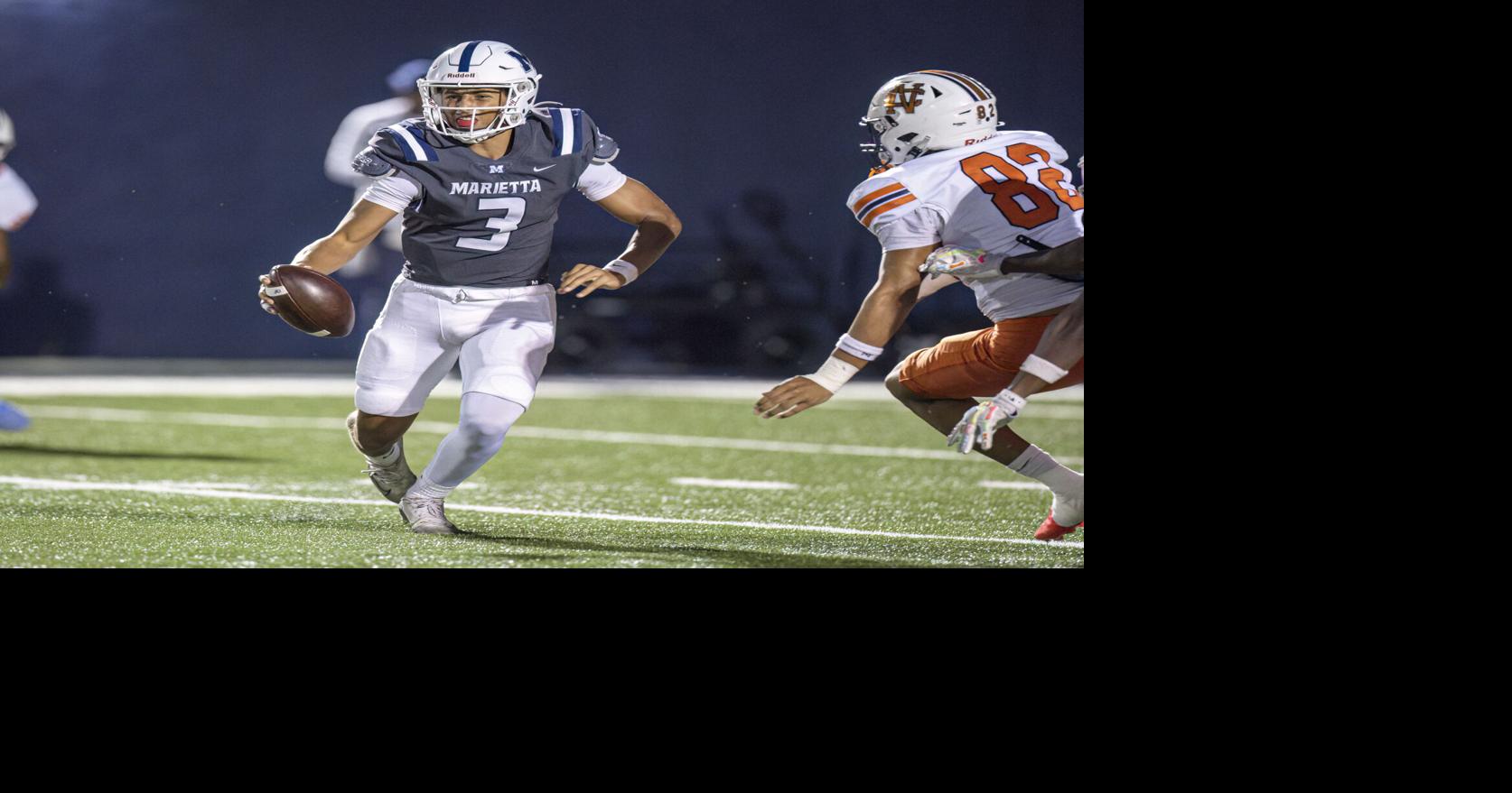 CFF Player of the Week: QB Whiteside behind driver's seat of Marietta ...