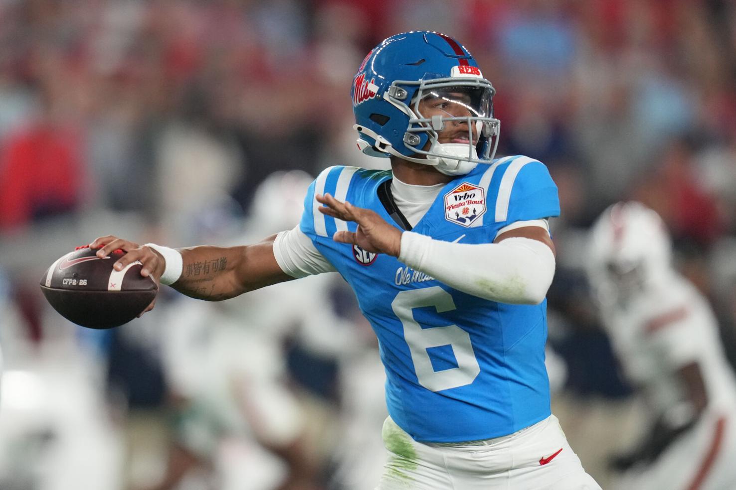 Ole Miss QB Trinidad Chambliss sues NCAA for extra year of eligibility ...