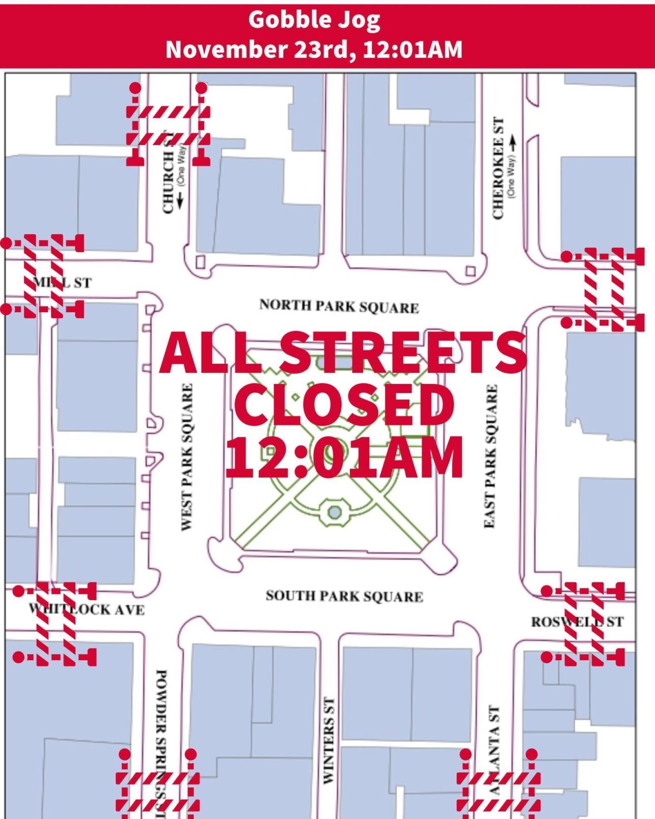 Prime Running Conditions Expected For Thursday's Gobble Jog on Marietta ...