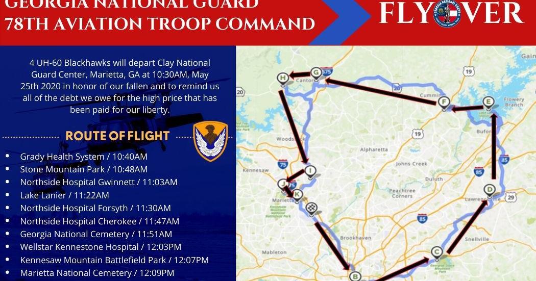 Helicopters from Georgia Army National Guard to fly over Cobb, metro ...