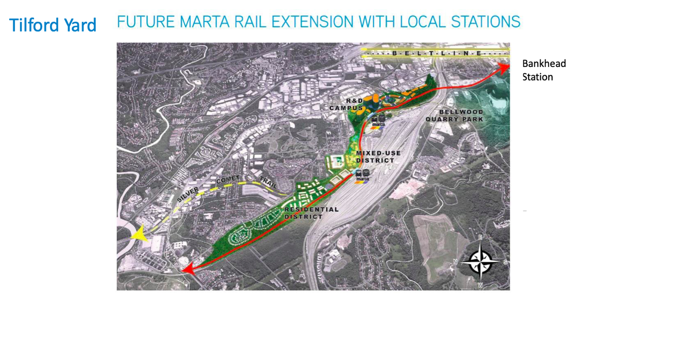 MARTA green line to Tilford Yard map | | mdjonline.com