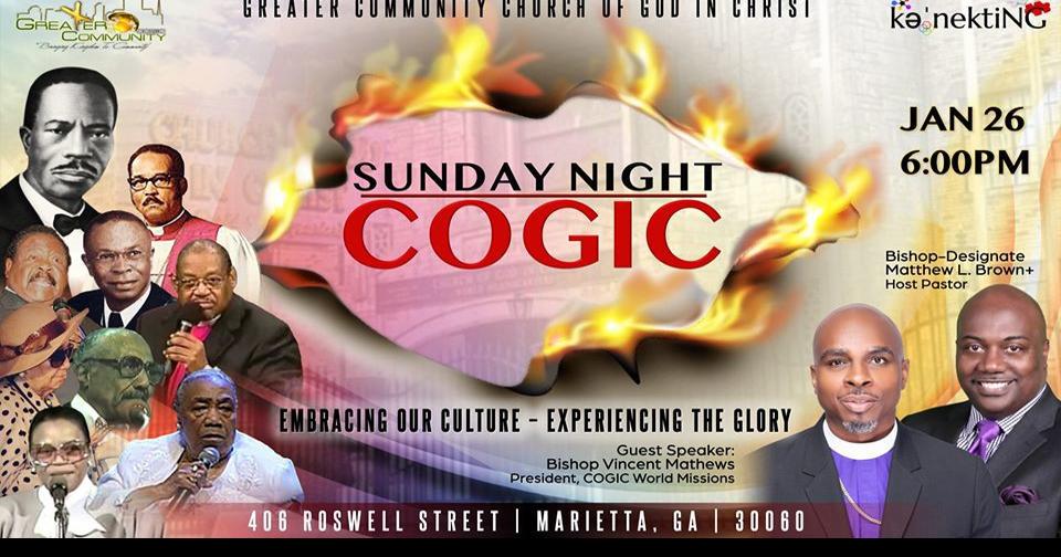 Greater Community Church kicks off 'Sunday Night COGIC' services ...