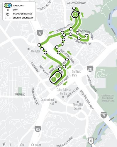 Cobb Commuter Routes Consolidated, Free Cumberland Loop Cut | Local ...