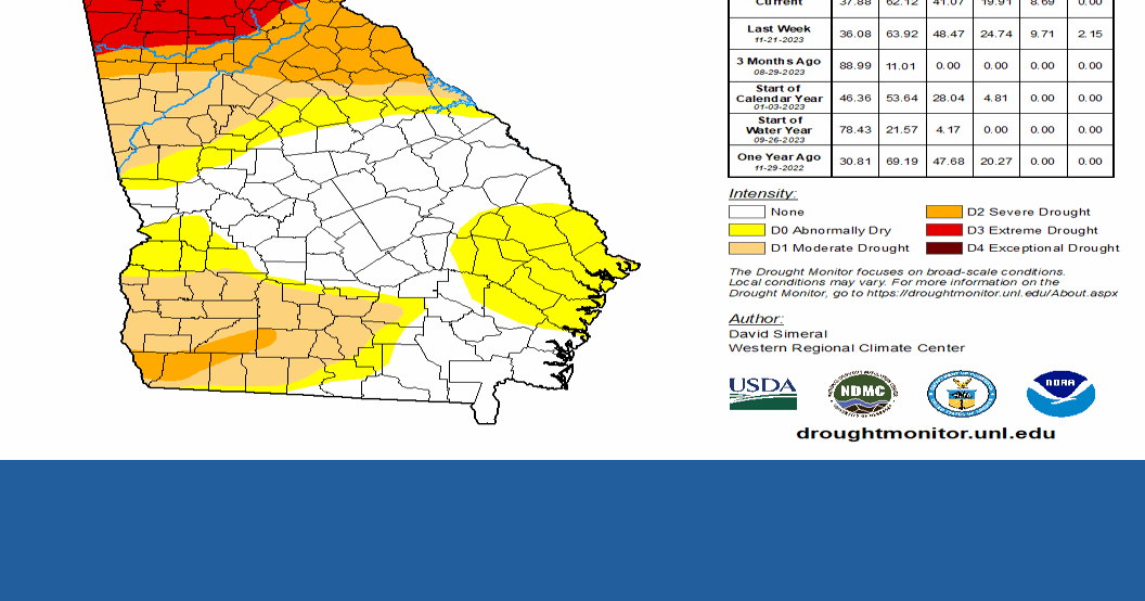 North Georgia Counties Declared Disaster Areas Due to Drought | Local ...