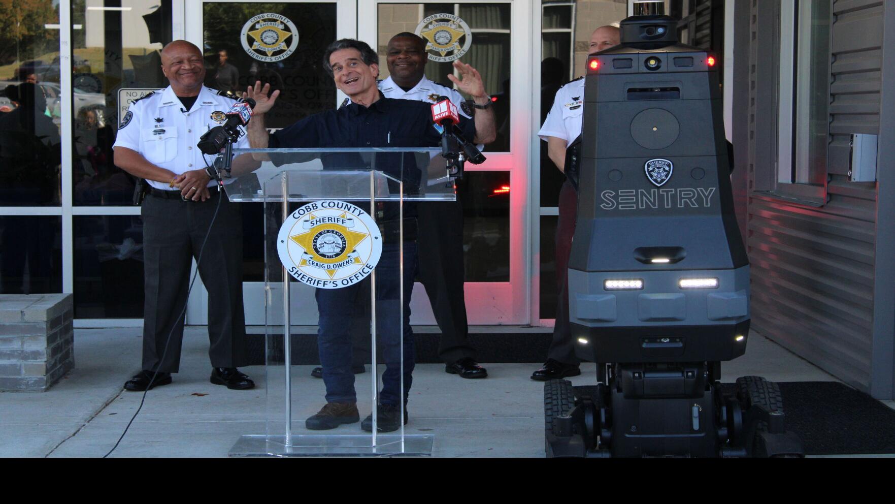 Cobb Sheriff's Office Tests Surveillance Robots at Jail | Police Fire ...