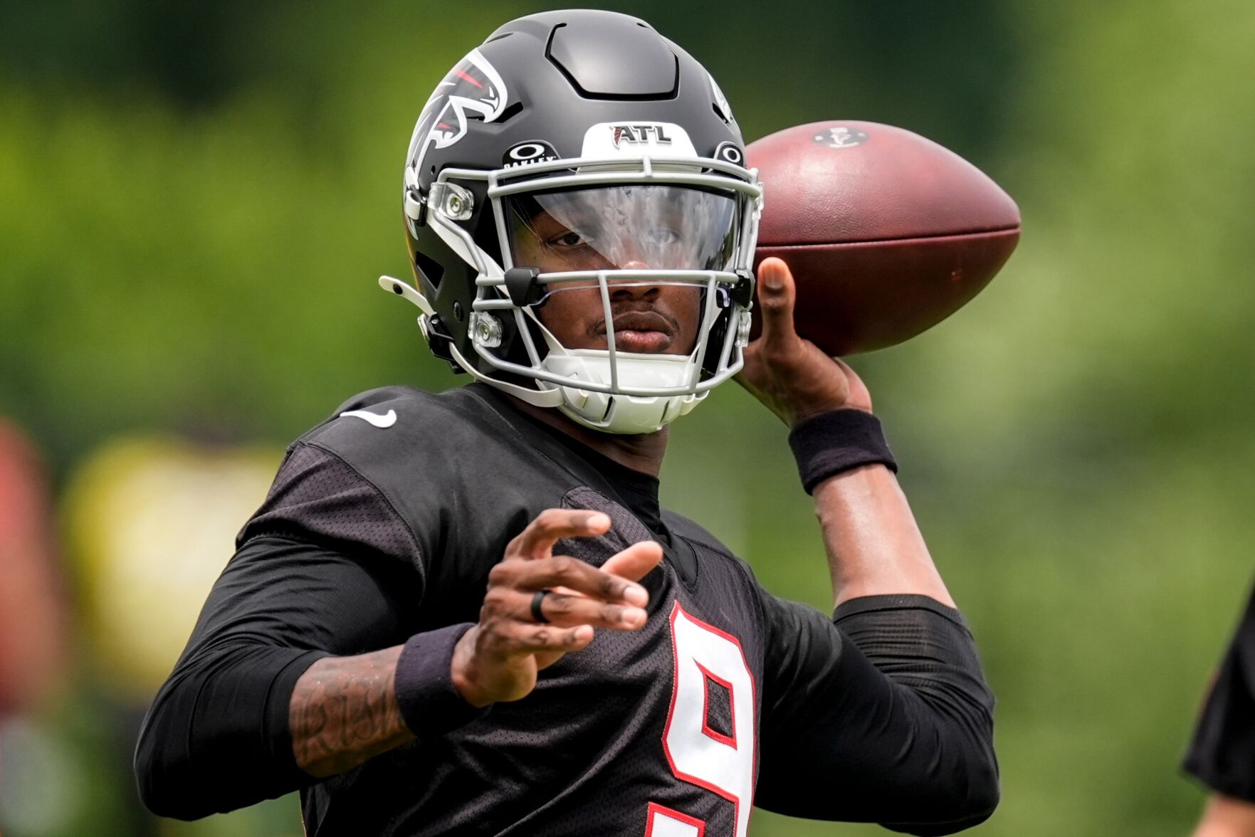 Falcons QB Michael Penix Jr. not yet cleared for 11-on-11 drills | Wire ...