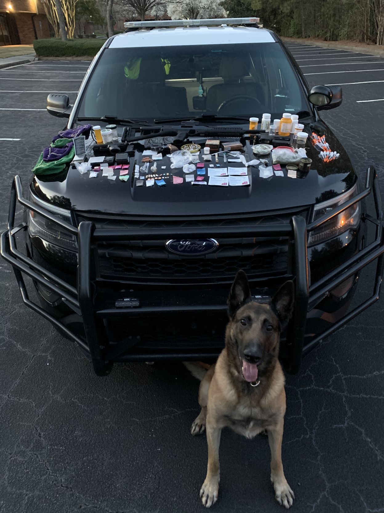 Marietta police dog sniffs out 'makeshift mobile drug store' | News ...