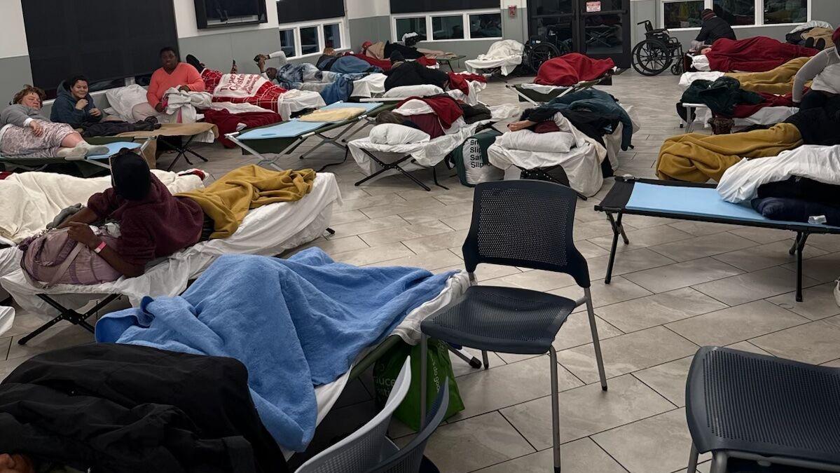 Overflowing but open: MUST shelters hundreds during prolonged cold snap ...