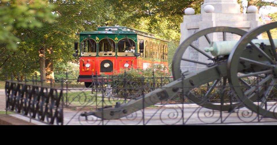 Sight-see in style aboard the Historic Marietta Trolley tour ...
