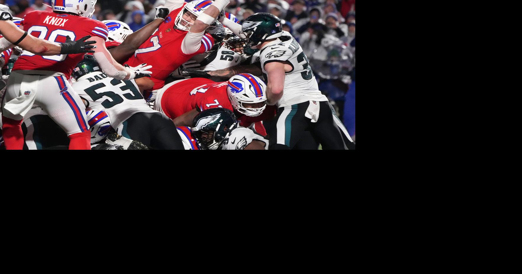Eagles hang on to beat Bills 13-12 when Josh Allen misses an open ...