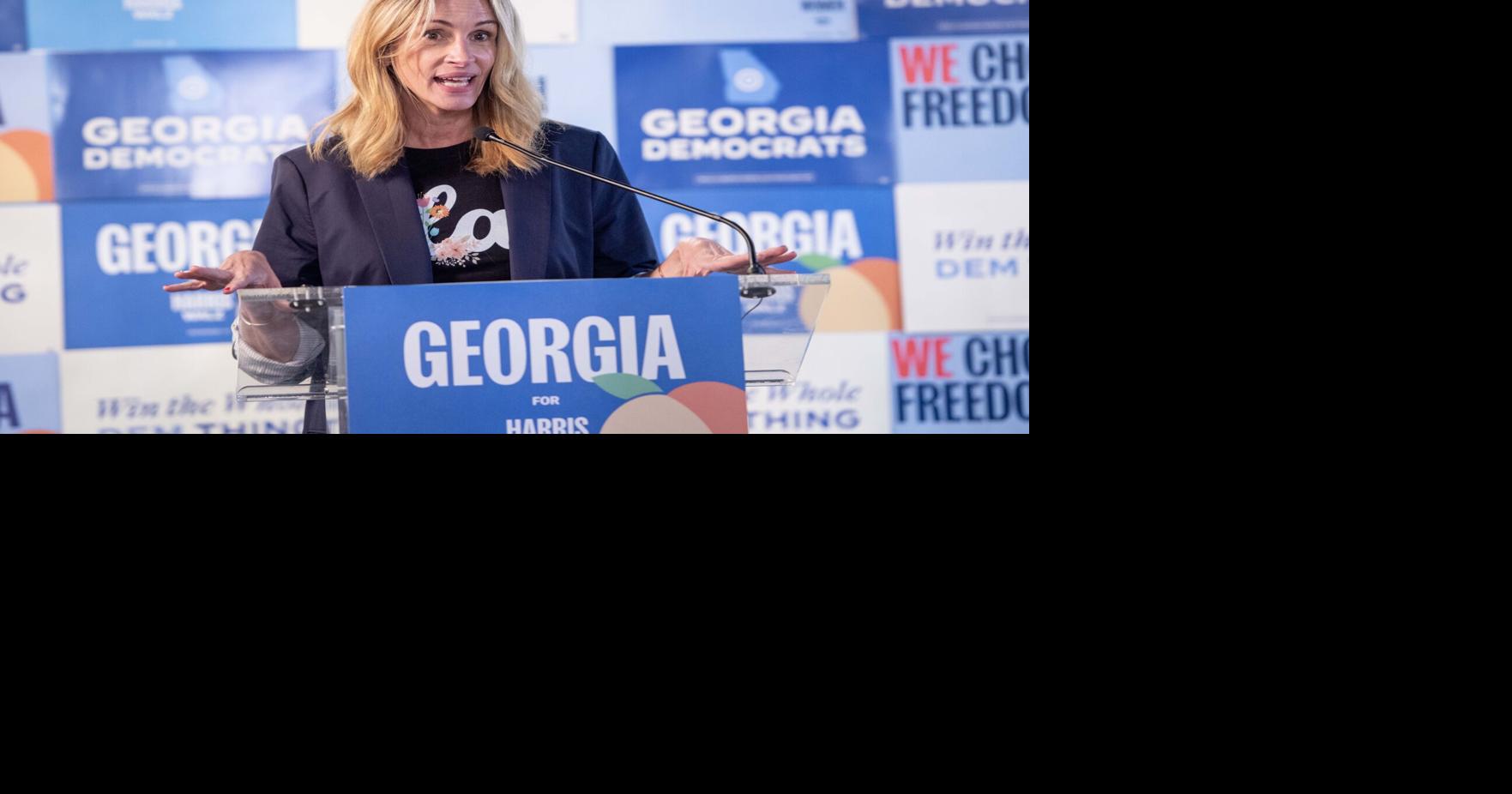 PHOTOS: Julia Roberts Rallies for Harris in Cobb and Cherokee | News ...