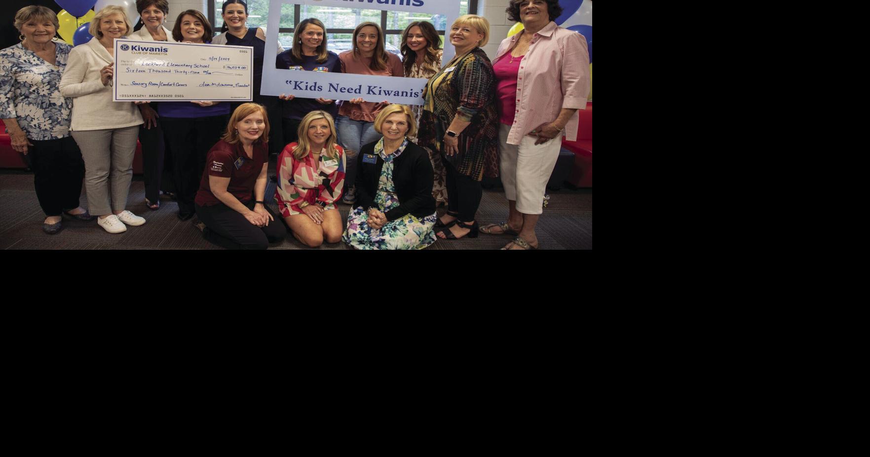Kiwanis Club of Marietta Presents Check to Lockheed Elementary ...