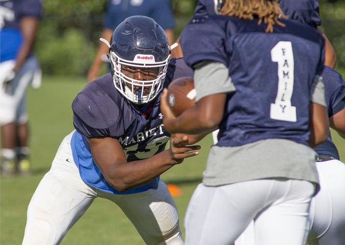Marietta Blue Devils Strap Up Helmets and Pads for First Day of Hitting ...