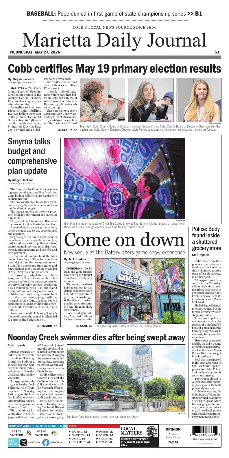 Page A1 | e-Edition | mdjonline.com