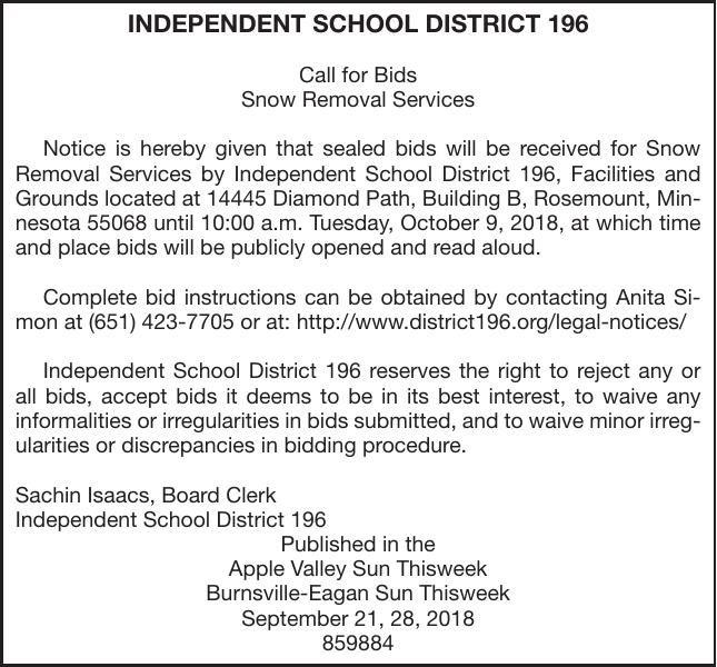 Snow Removal Bids | Advertisement For Bids & Proposals | messagemedia.co