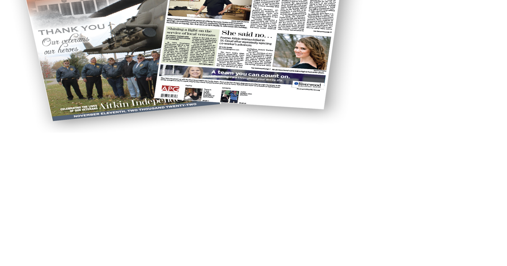 Aitkin Independent Age takes two awards in Better Newspaper Contest ...