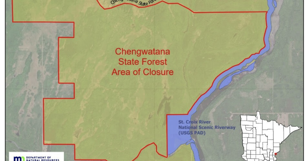 DNR temporarily closing a portion of Chengwatana State Forest due to ...