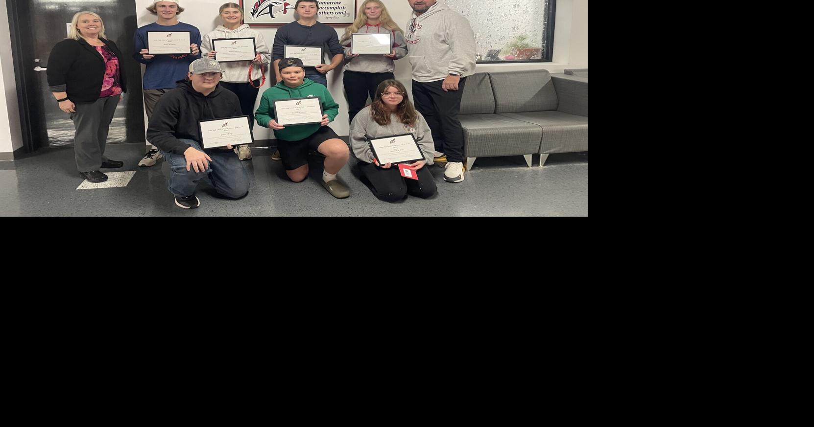 AHS October students of the month | Education | messagemedia.co