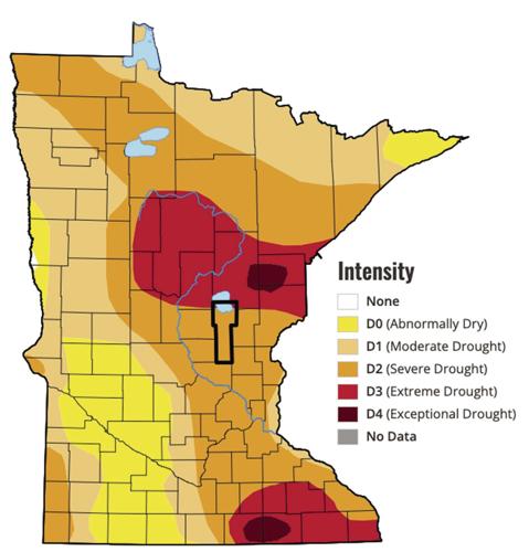 Drought continues to deepen in Minnesota | Mille Lacs Messenger ...