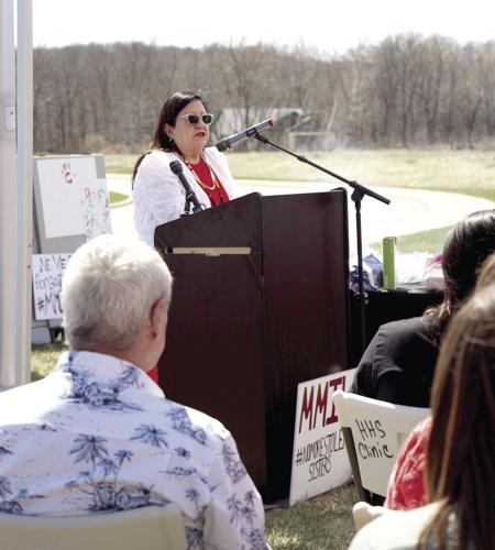 Chief Executive Melanie Benjamin at MMIR event | | messagemedia.co