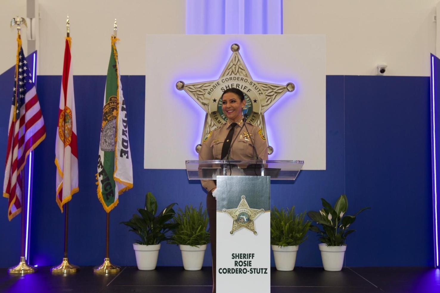 Rosie Cordero-Stutz takes office as Miami-Dade's first elected sheriff ...