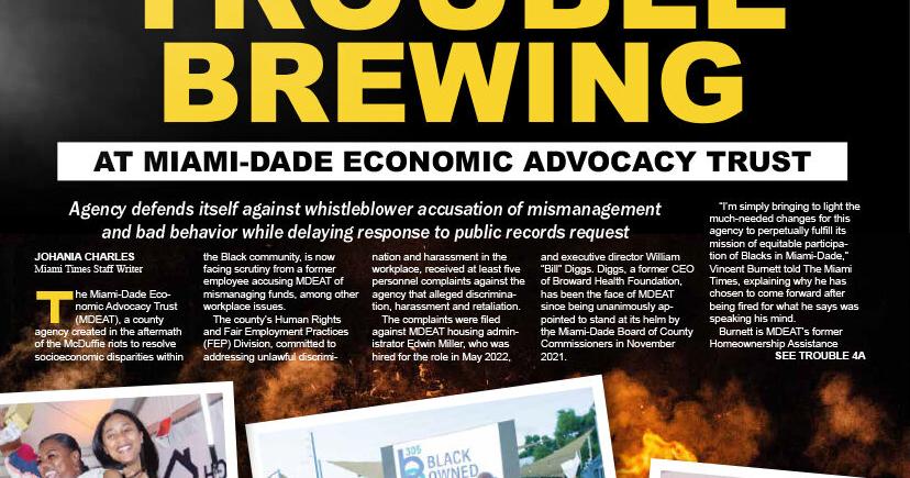 MDEAT leadership violates the public trust | Opinion | miamitimesonline.com