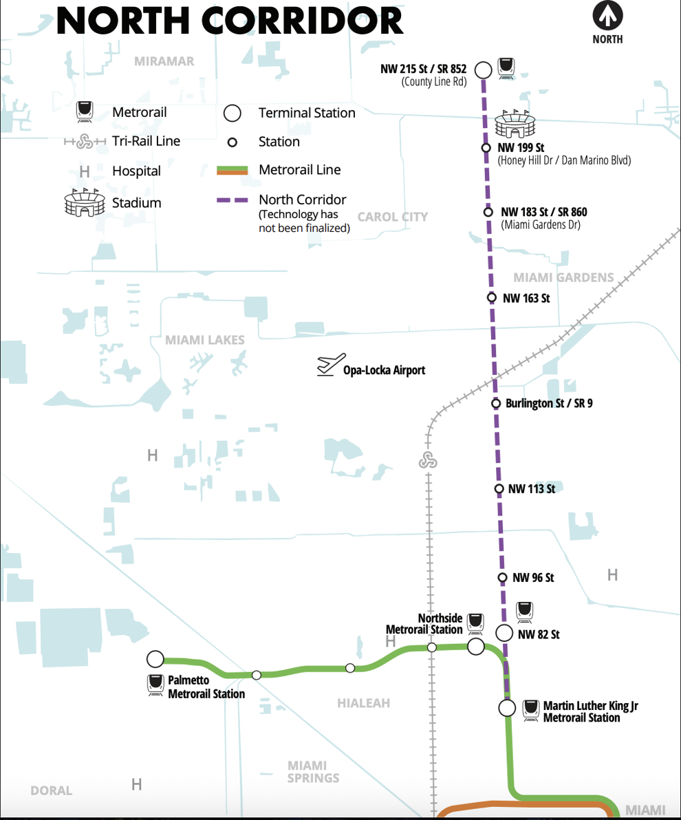 Miami-Dade’s $2.2B North Corridor rail plan moves ahead amid resident ...