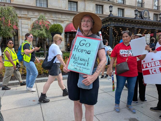 Protesters in D.C. flood the streets demanding an end to Trump’s ...