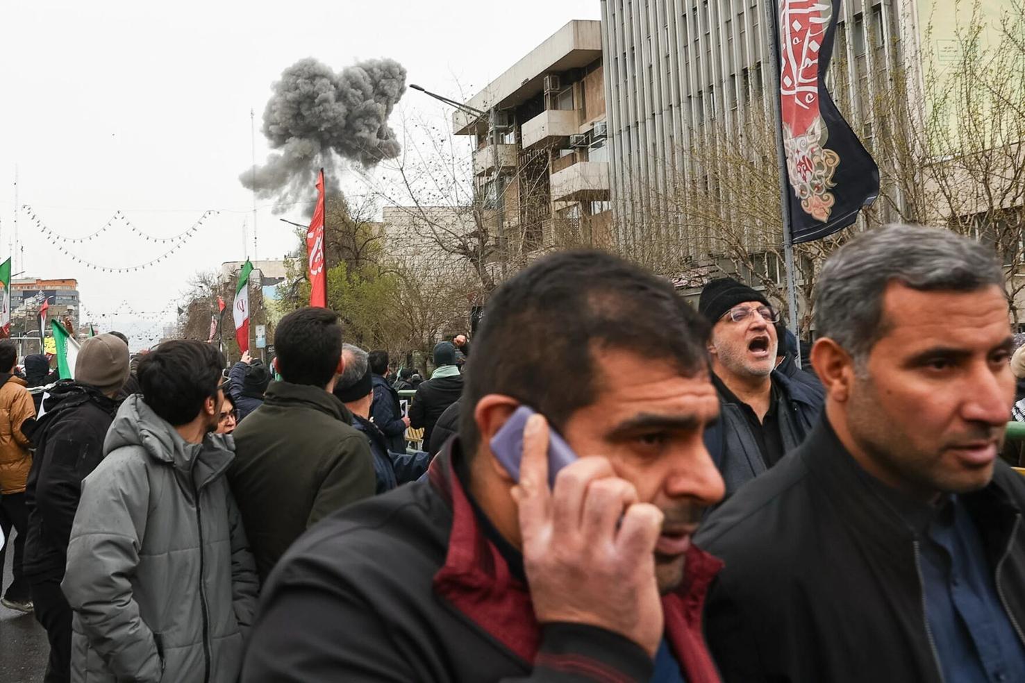Blast rocks Tehran after Israel threatened to target area of government ...