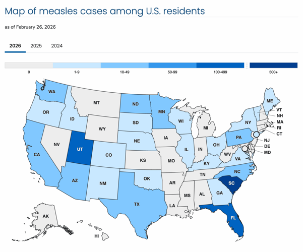 CDC: Florida has 107 confirmed measles cases | Health Wellness ...
