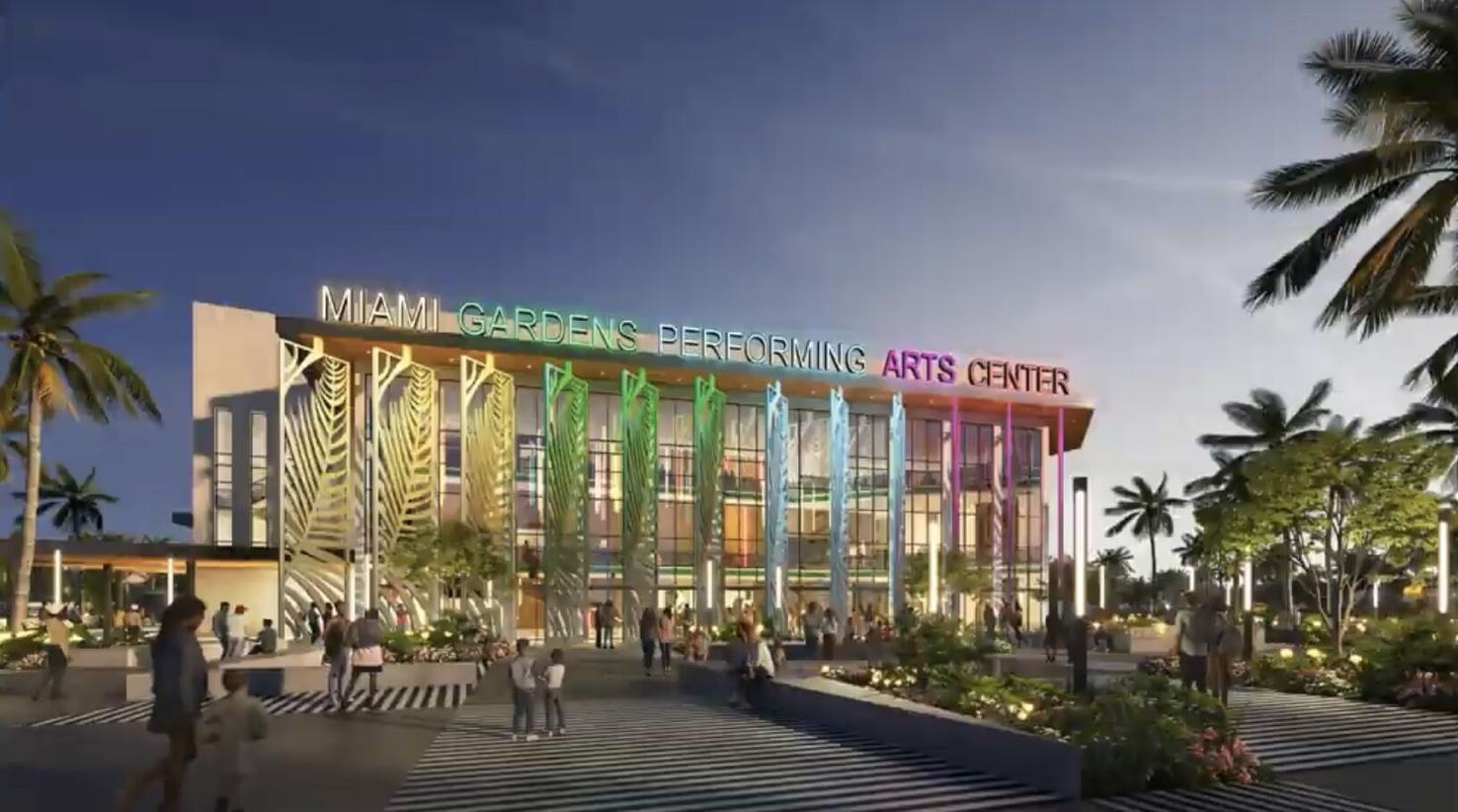 Miami Gardens unveils plans for new $70M arts center | Local News ...