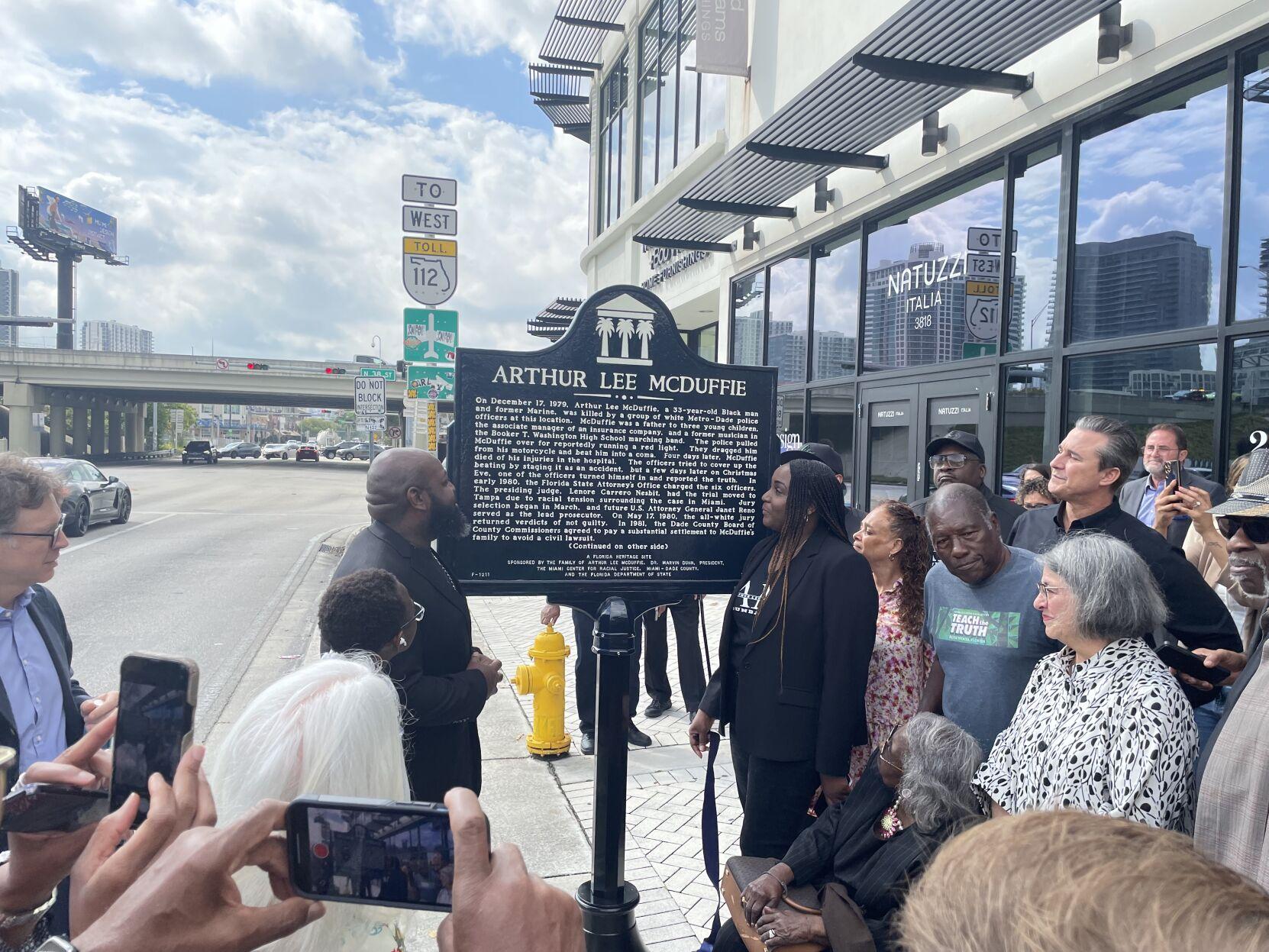 Arther McDuffie memorialized 45 years after his murder by police ...