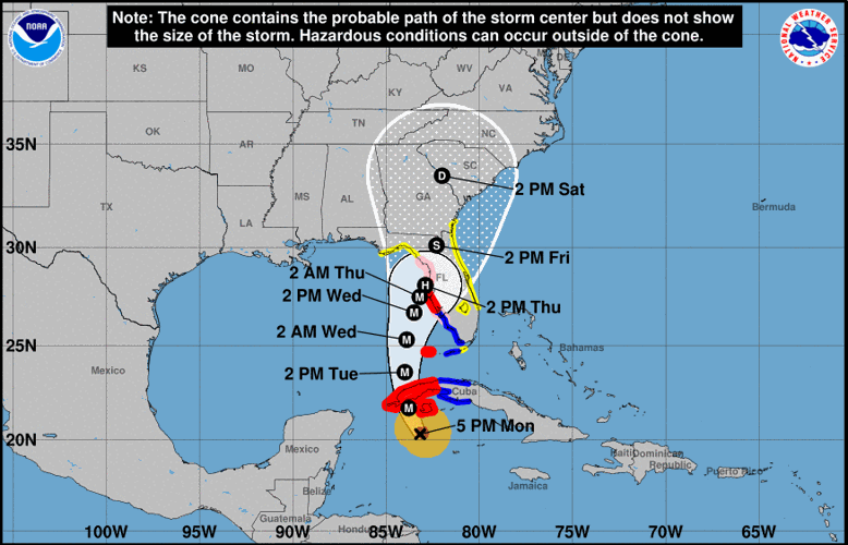 Models show Tampa Bay to take direct hit from Hurricane Ian | Local ...
