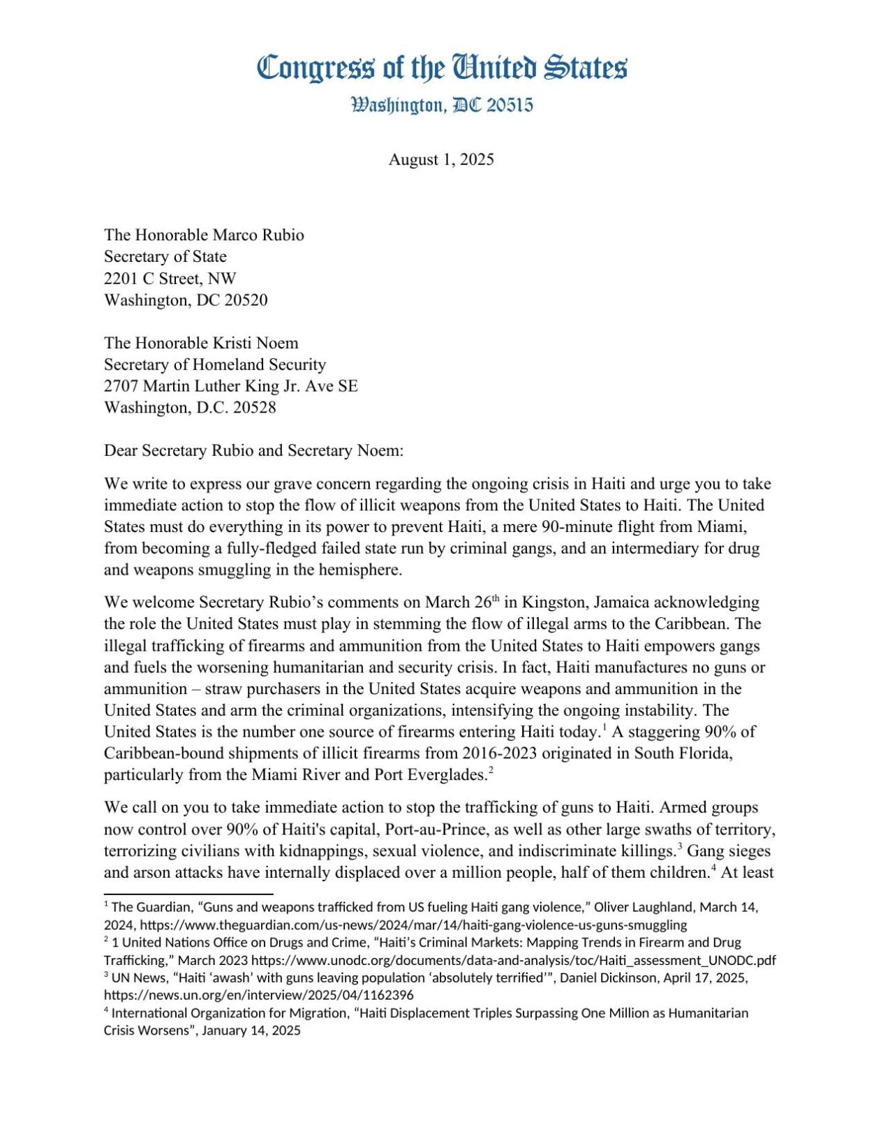Sheila Cherfilus-McCormick, Gregory Meeks demand crackdown on U.S. guns ...