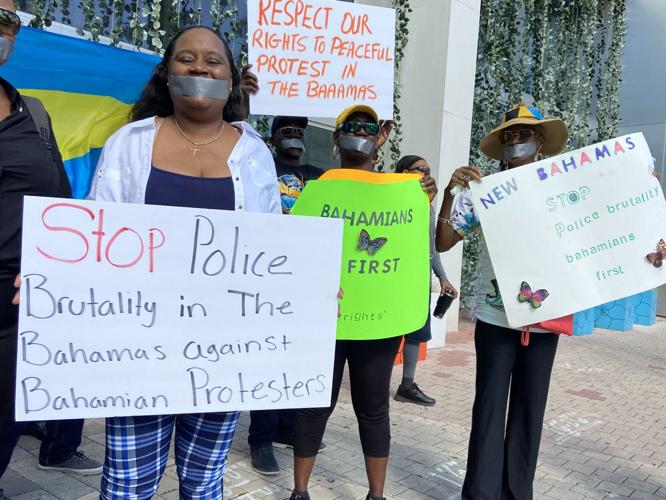 Bahamians protest ‘corruption’ on the island in Miami | Local News ...